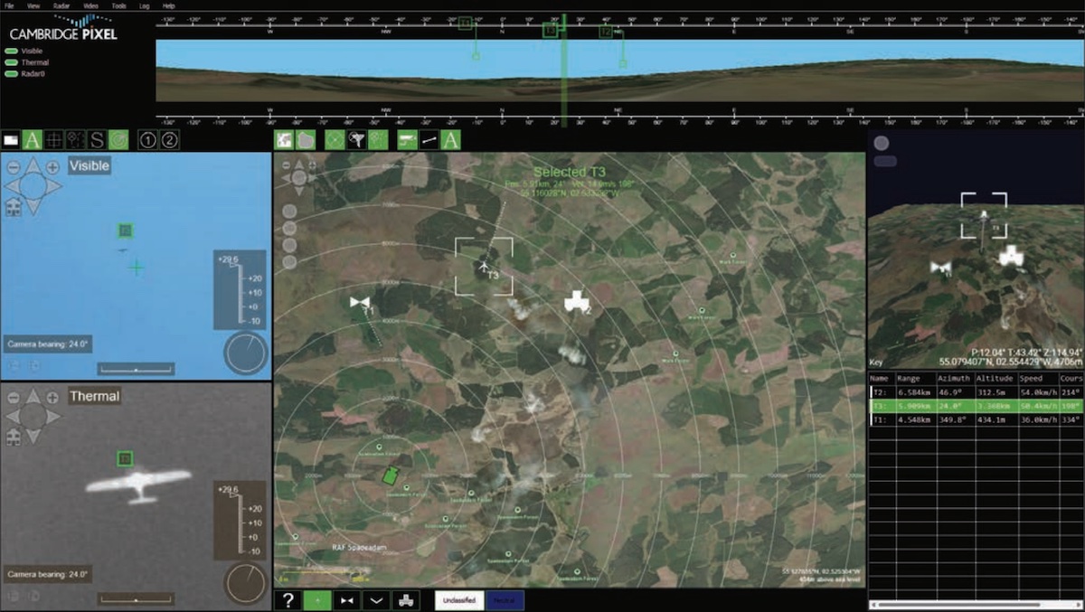 VSD - Operator display software for marine radar, camera & sensor control